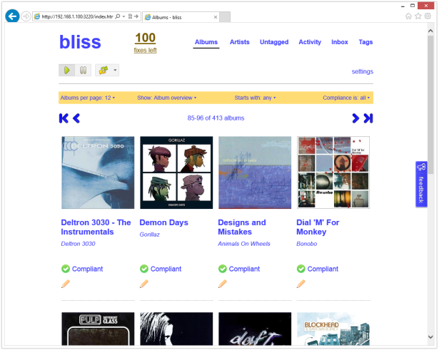 Bliss album art manager package for Synology NAS | PC LOAD LETTER